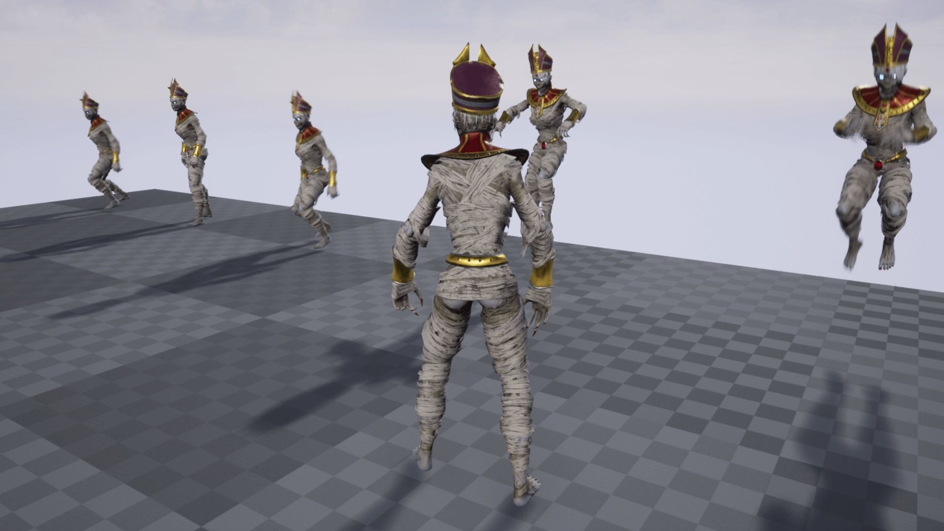 3D model Mummy Girl VR / AR / low-poly | CGTrader