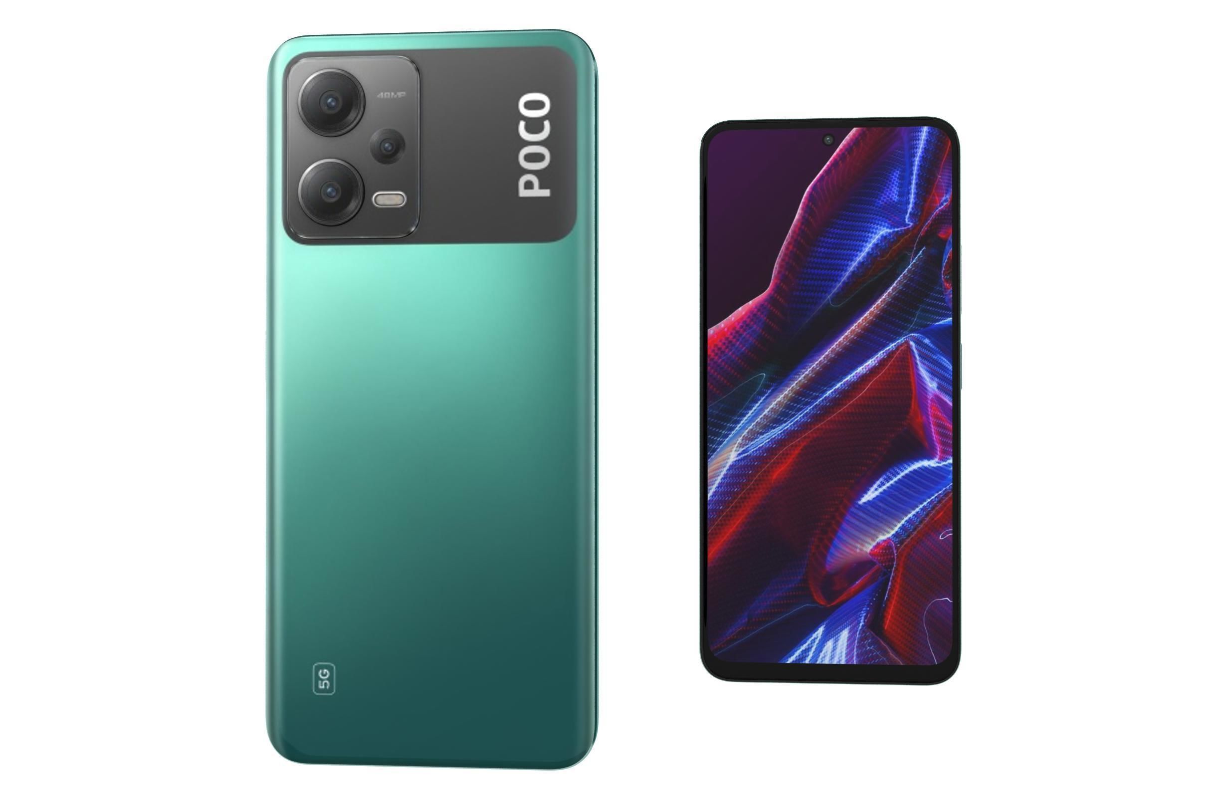 Xiaomi Poco X5 All Colors 3D model | CGTrader