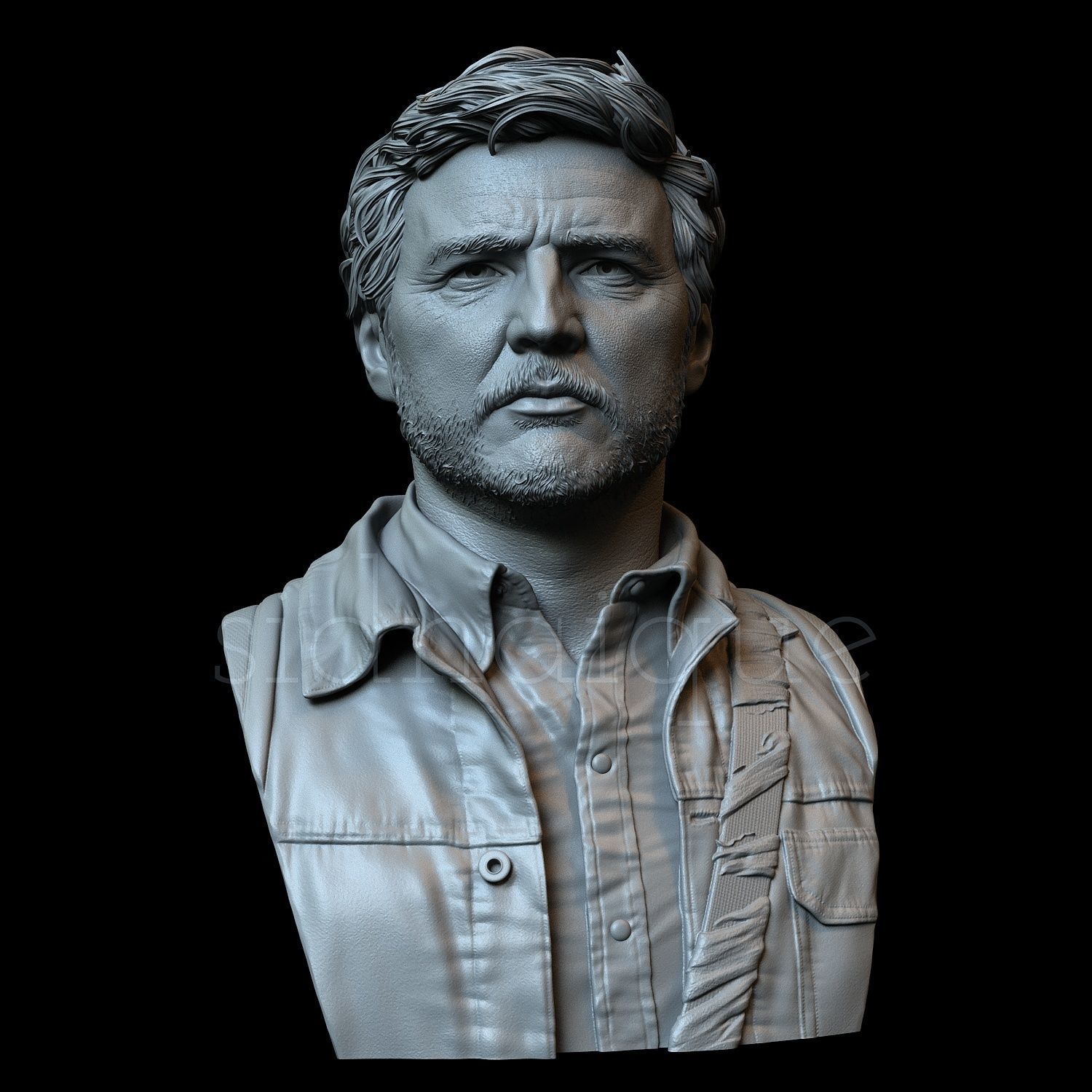 Pedro Pascal as Joel Miller 3D model 3D printable | CGTrader