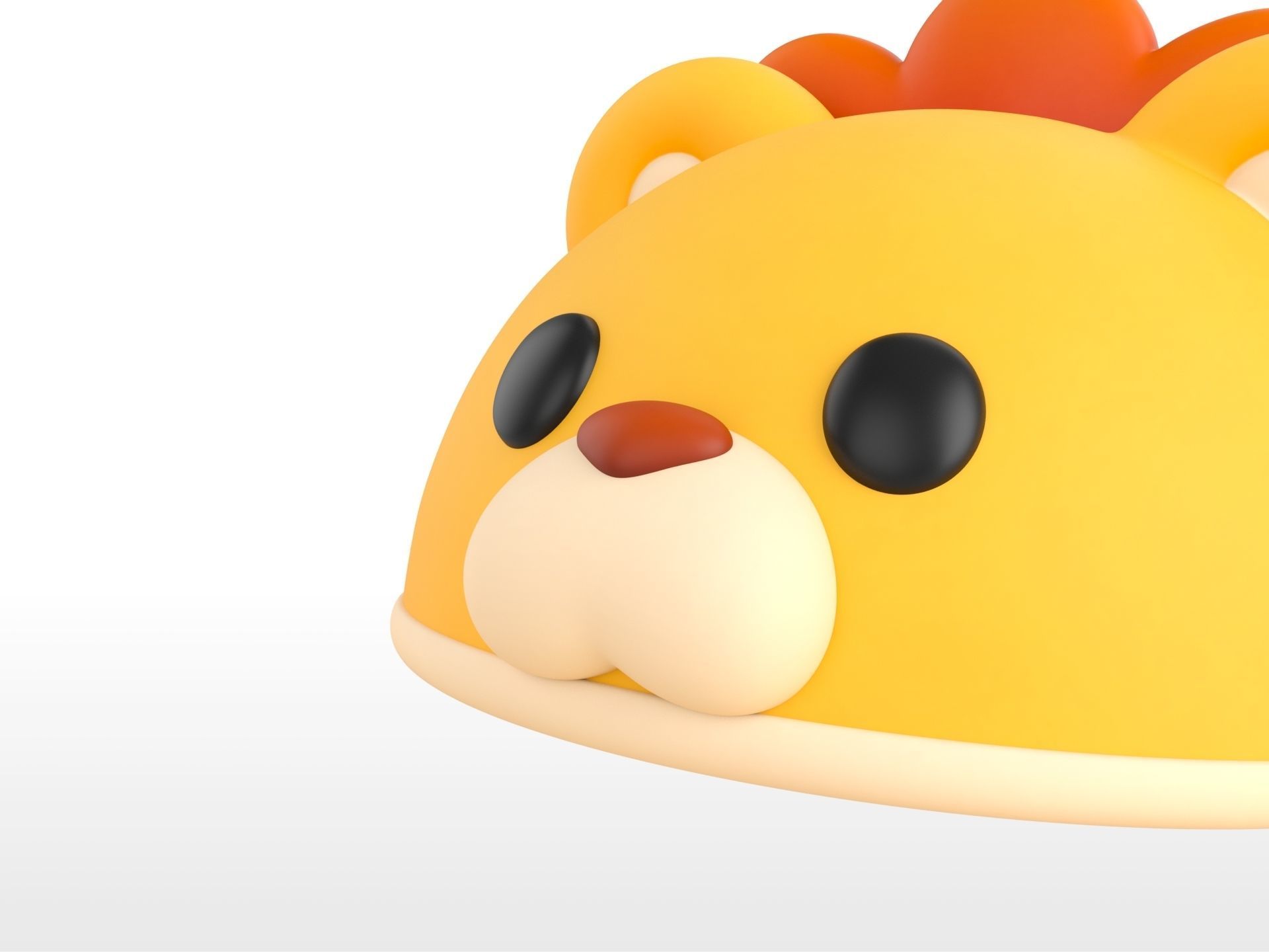Hat021 Lion Hat 3D model | CGTrader