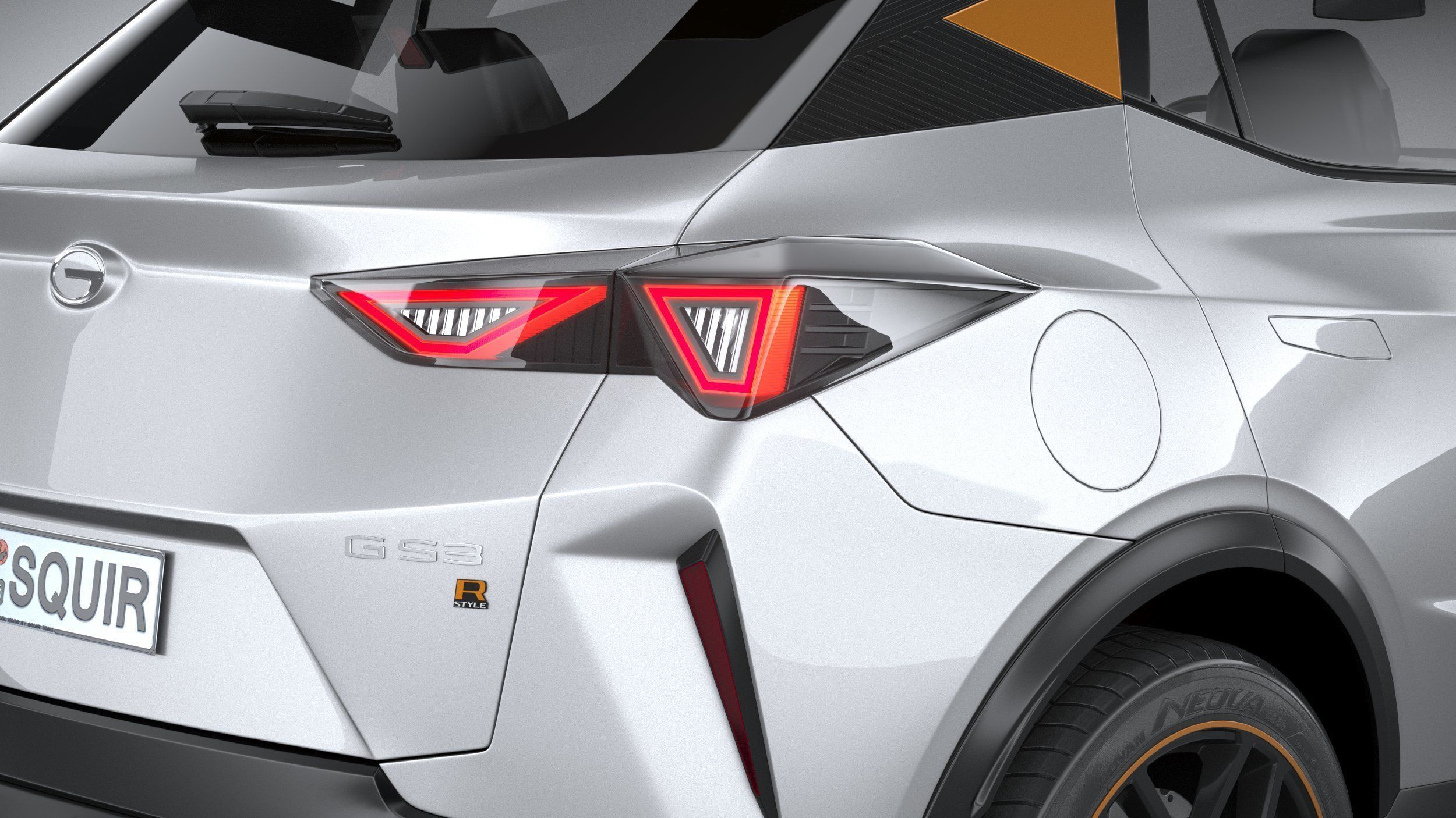 GAC GS3 2023 R Style 3D model | CGTrader