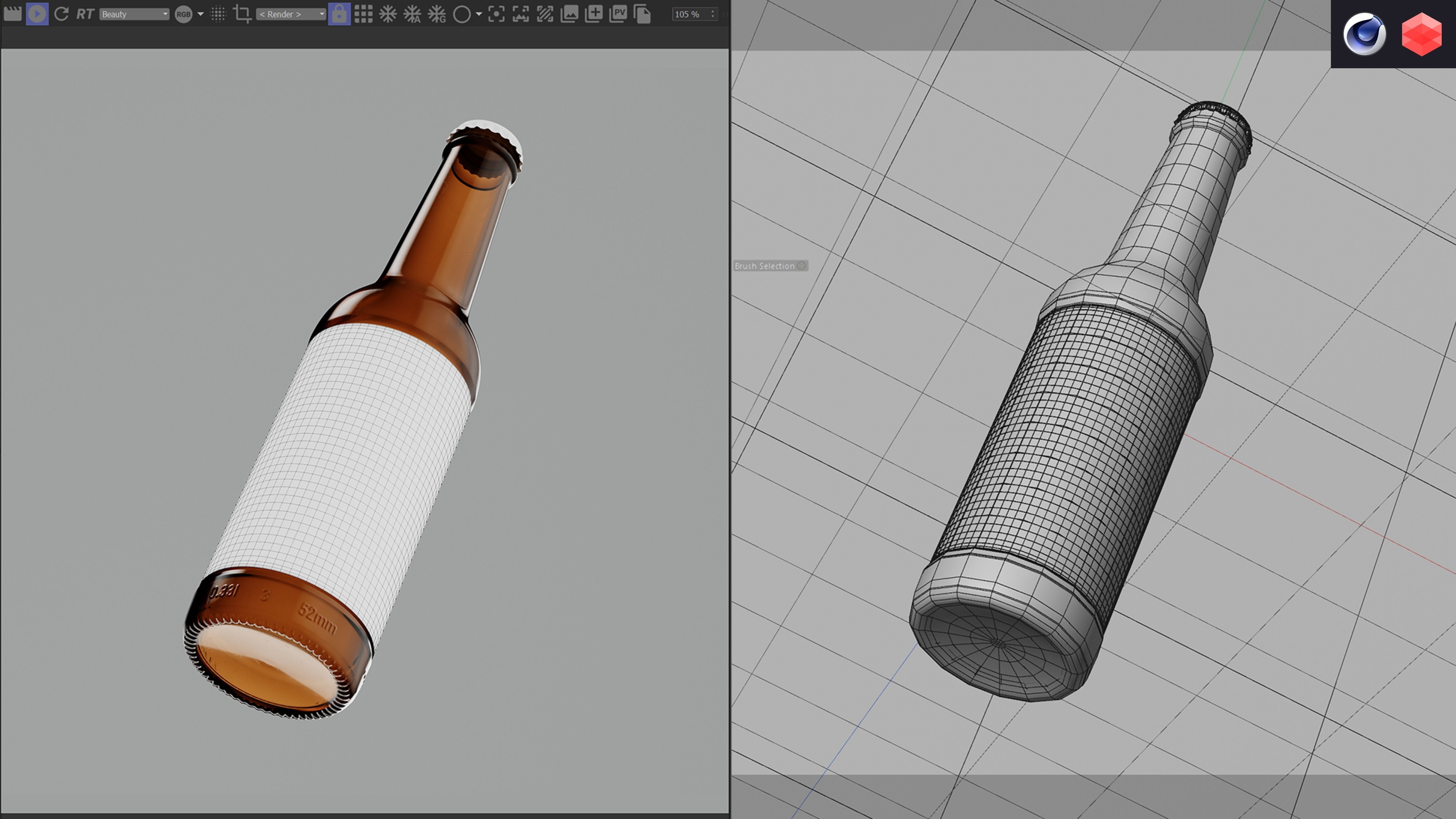 3D model Beer Bottle 3D Model VR / AR / low-poly | CGTrader