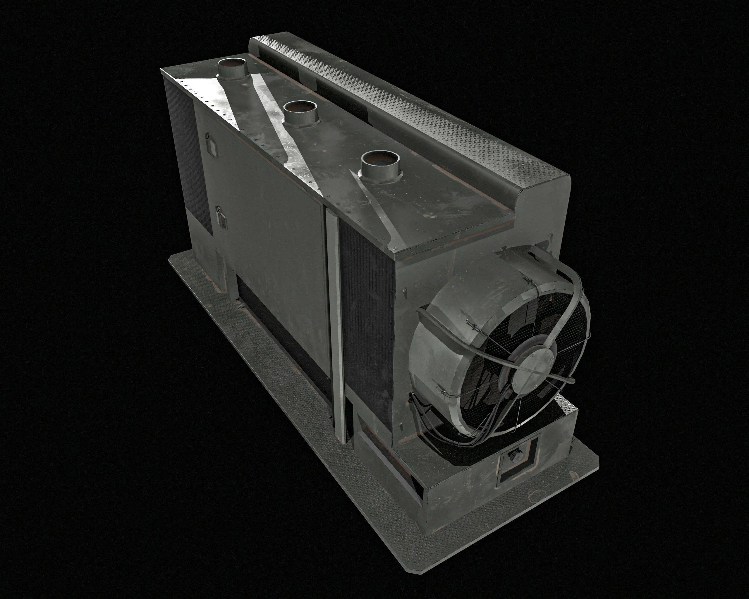 3D model Large Generator 2 Types VR / AR / low-poly | CGTrader