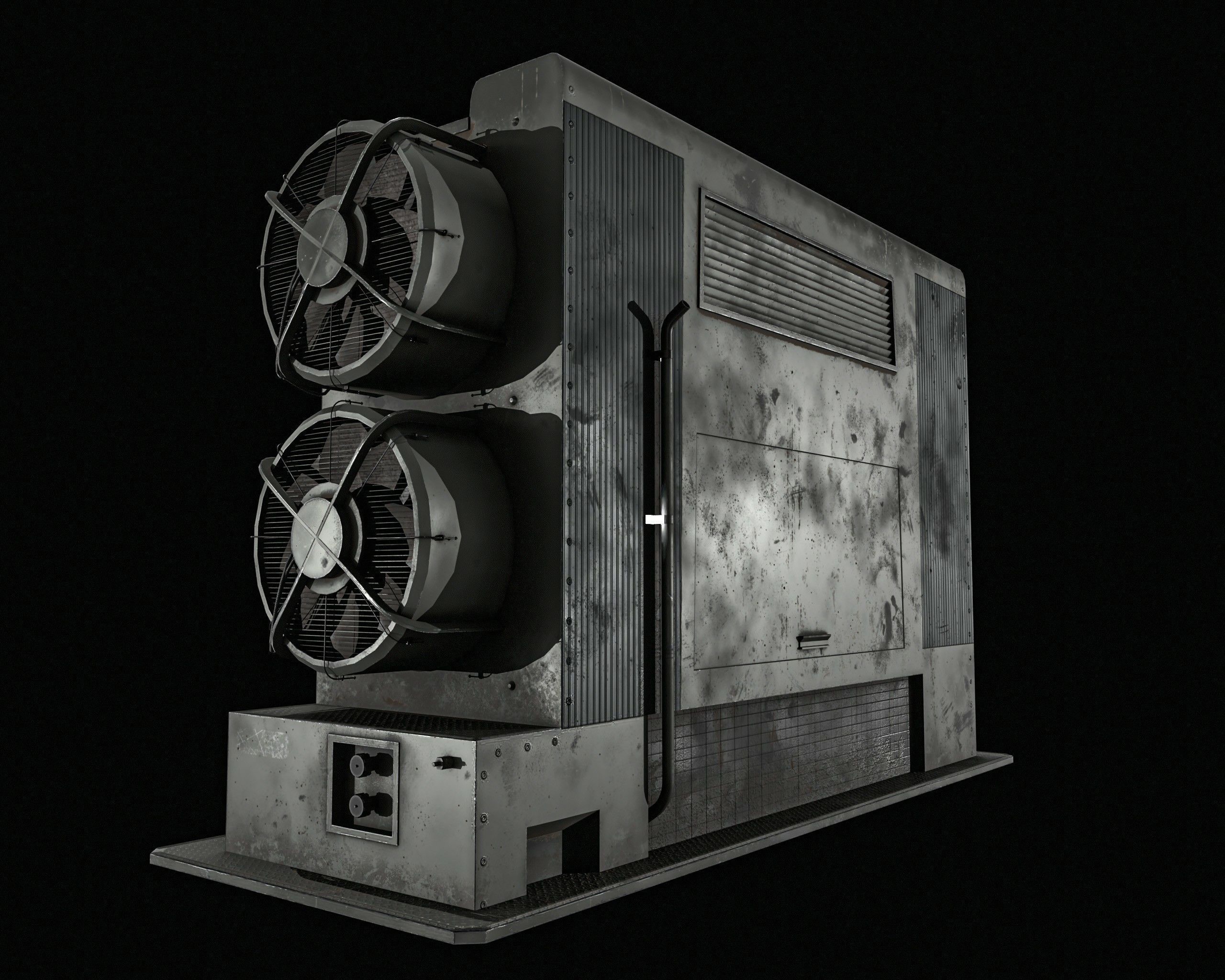3D model Large Generator 2 Types VR / AR / low-poly | CGTrader