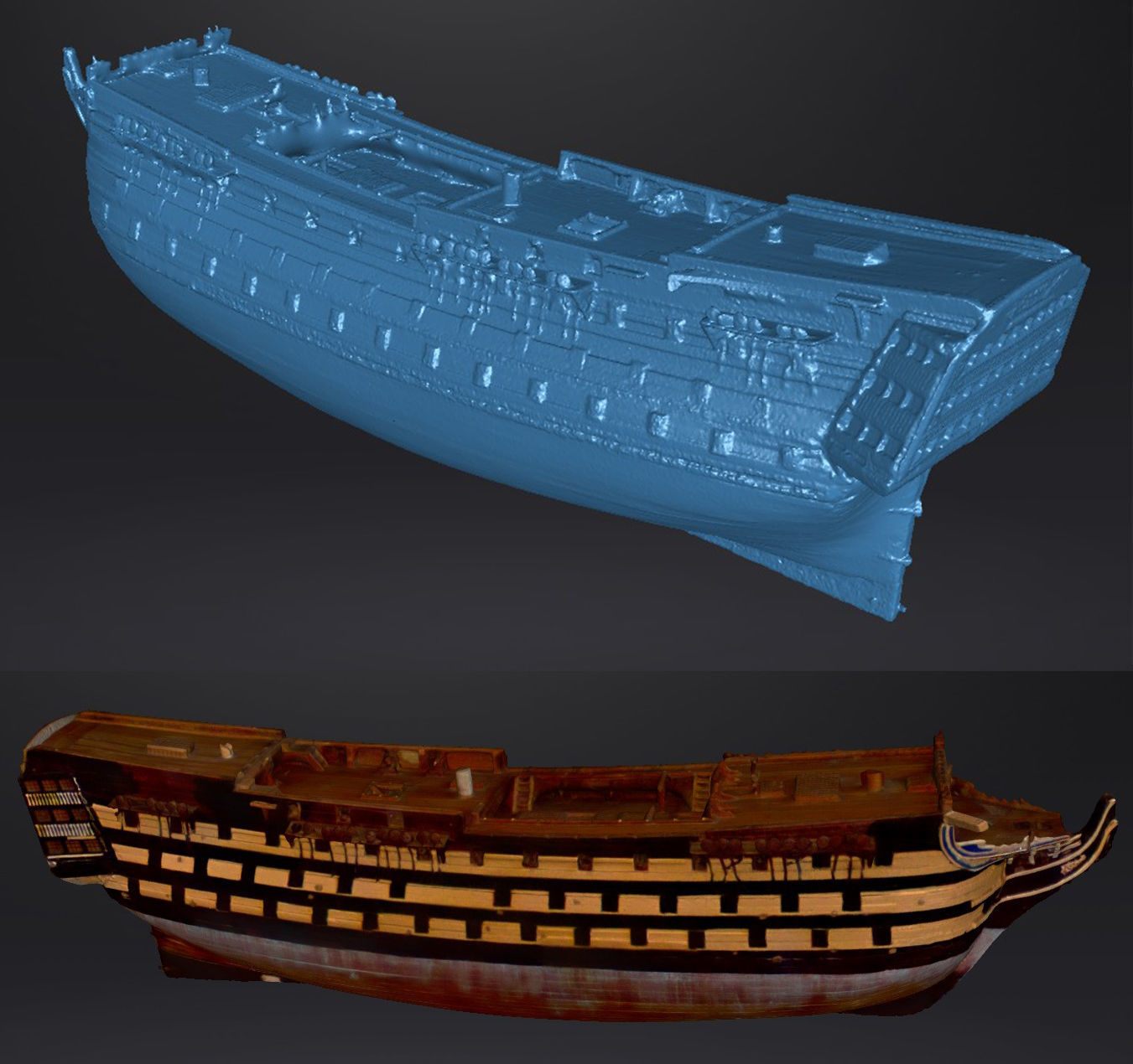 HMS Victory Battleship Model 3D Scan 3D model 3D printable | CGTrader