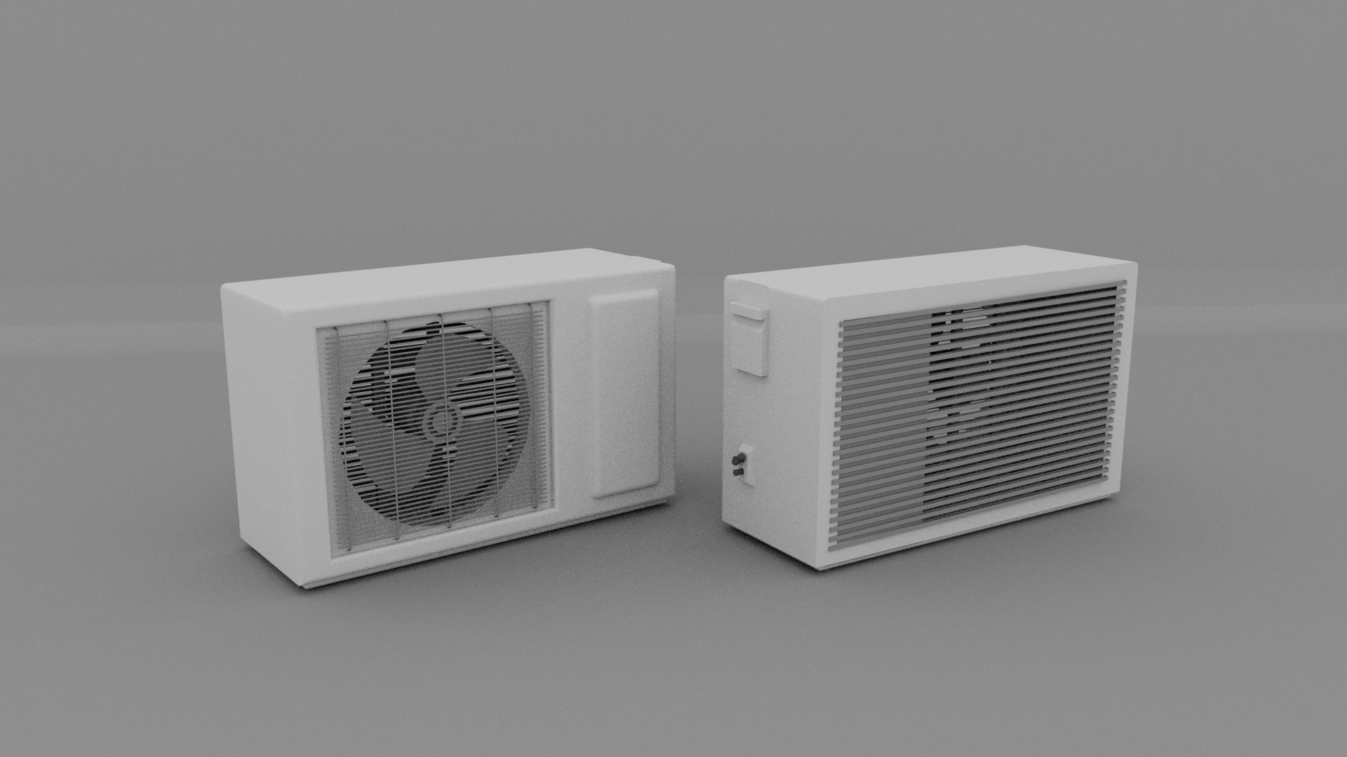 3D model AC outdoor model VR / AR / low-poly | CGTrader