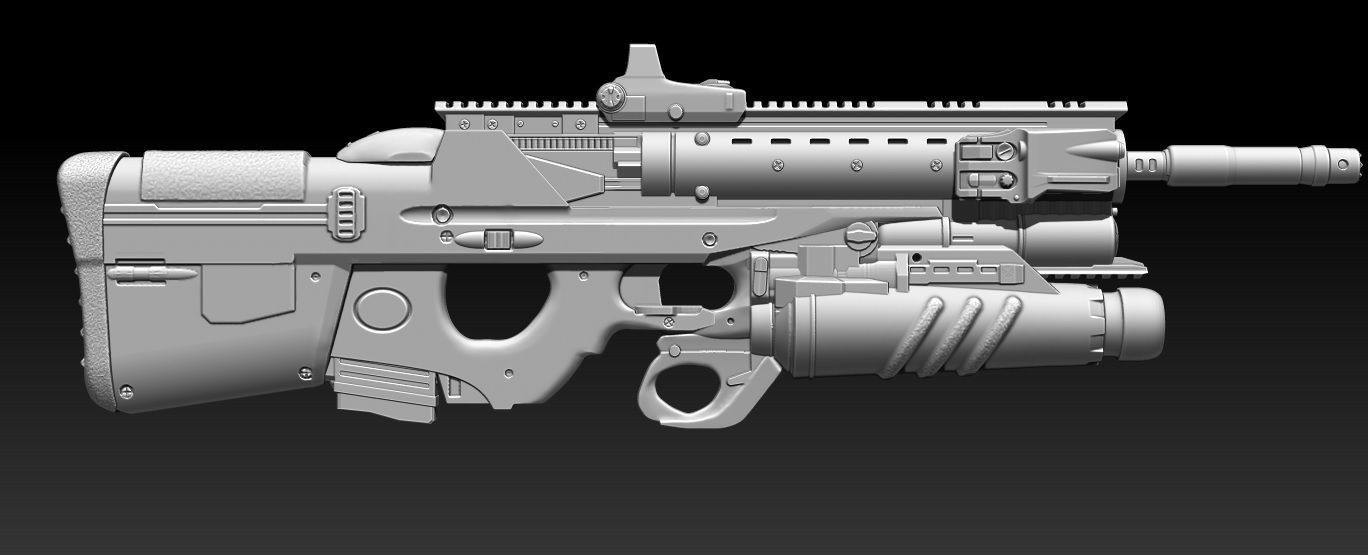 SciFi Weapons Locker and guns 3D model 3D printable | CGTrader