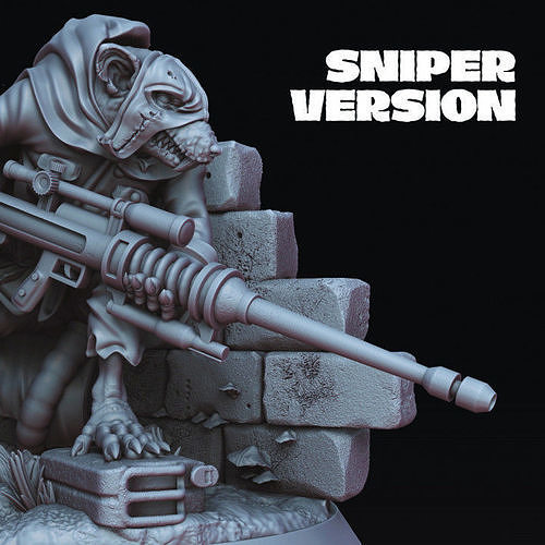 FANTASY WWII REICH RATMAN SNIPER VERSION 3D model 3D printable | CGTrader