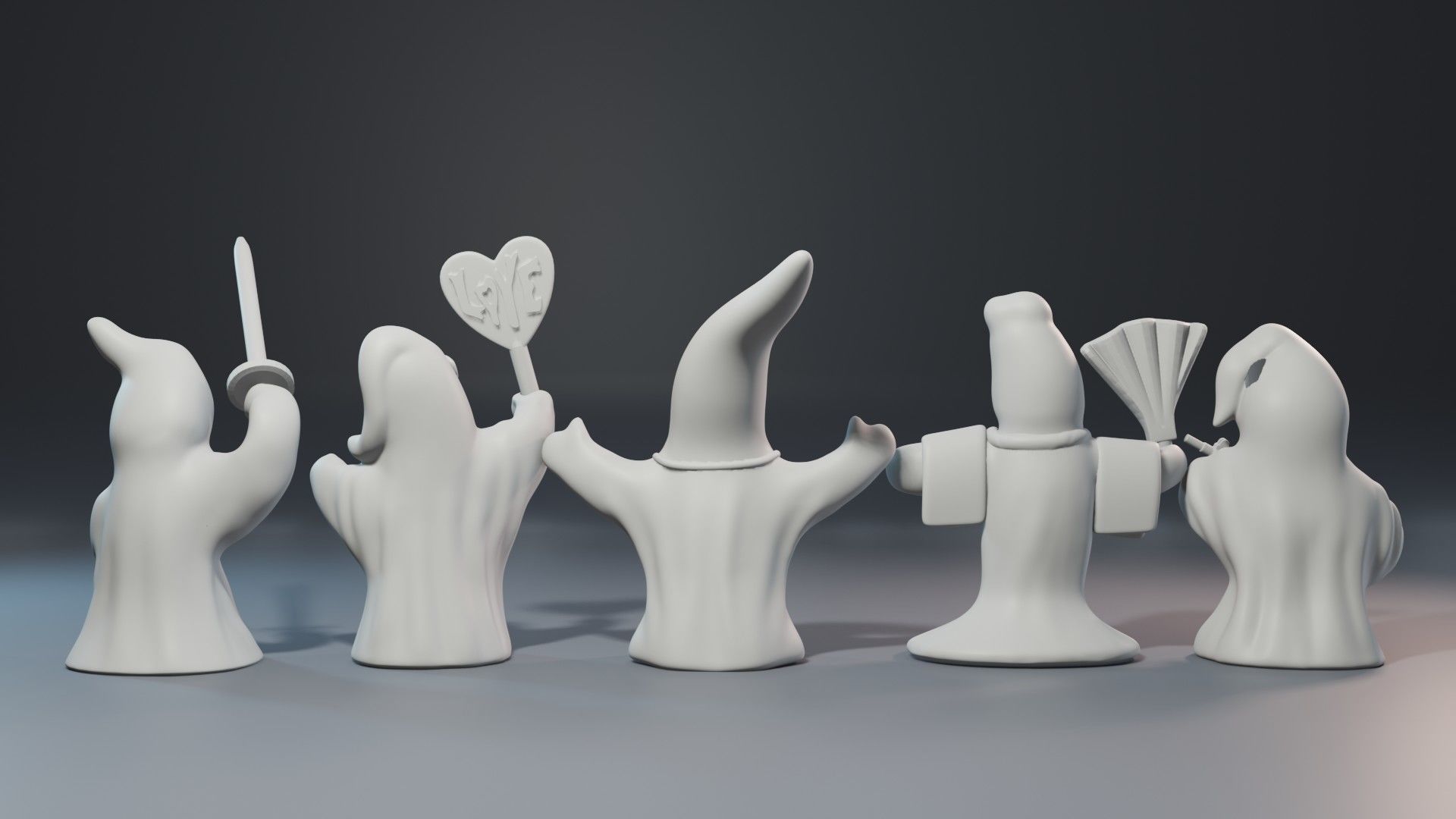 Kooky Spookys 3D model 3D printable | CGTrader