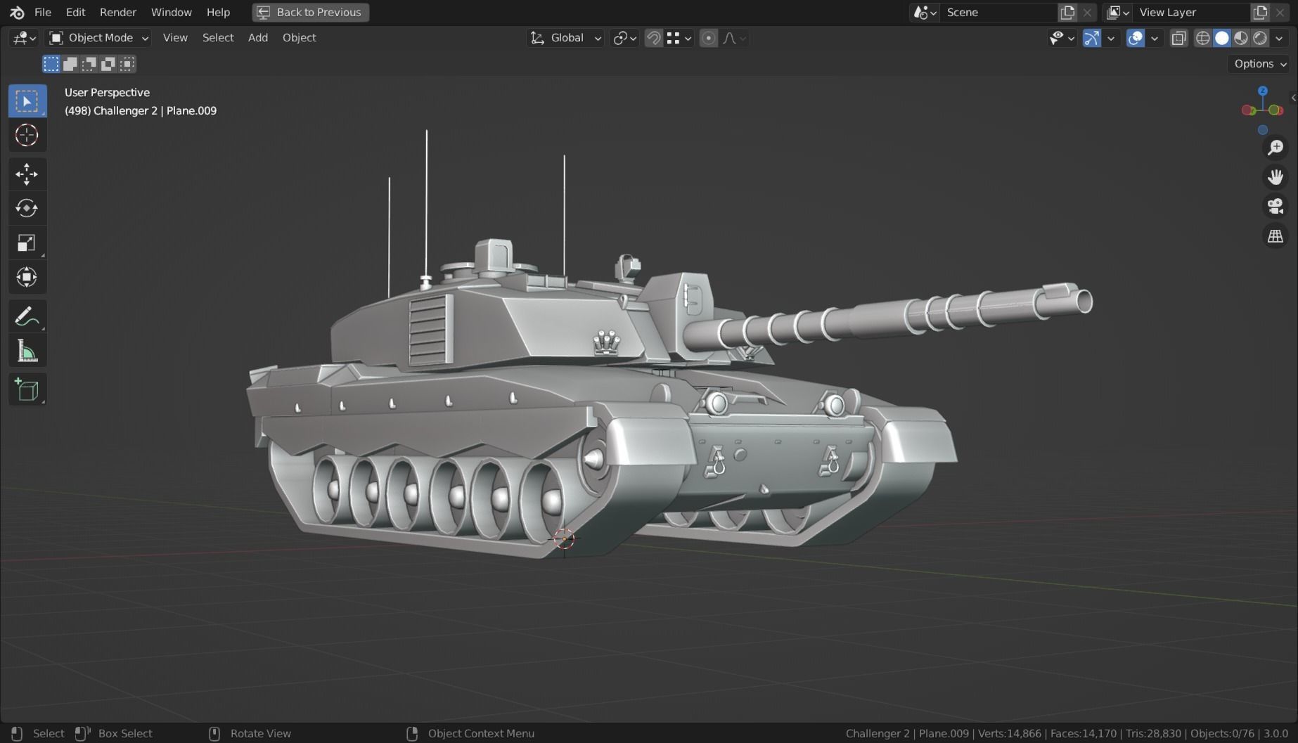 3D model Challenger 2 TANK BASE MESH VR / AR / low-poly | CGTrader