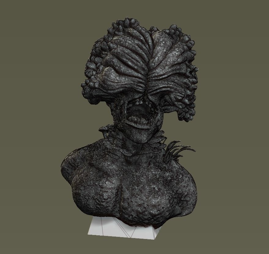 Clicker Zombie from Last of Us 3D model 3D printable | CGTrader