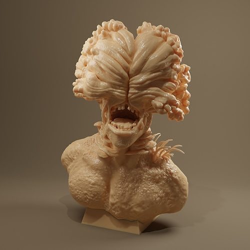 Clicker Zombie from Last of Us 3D model 3D printable | CGTrader