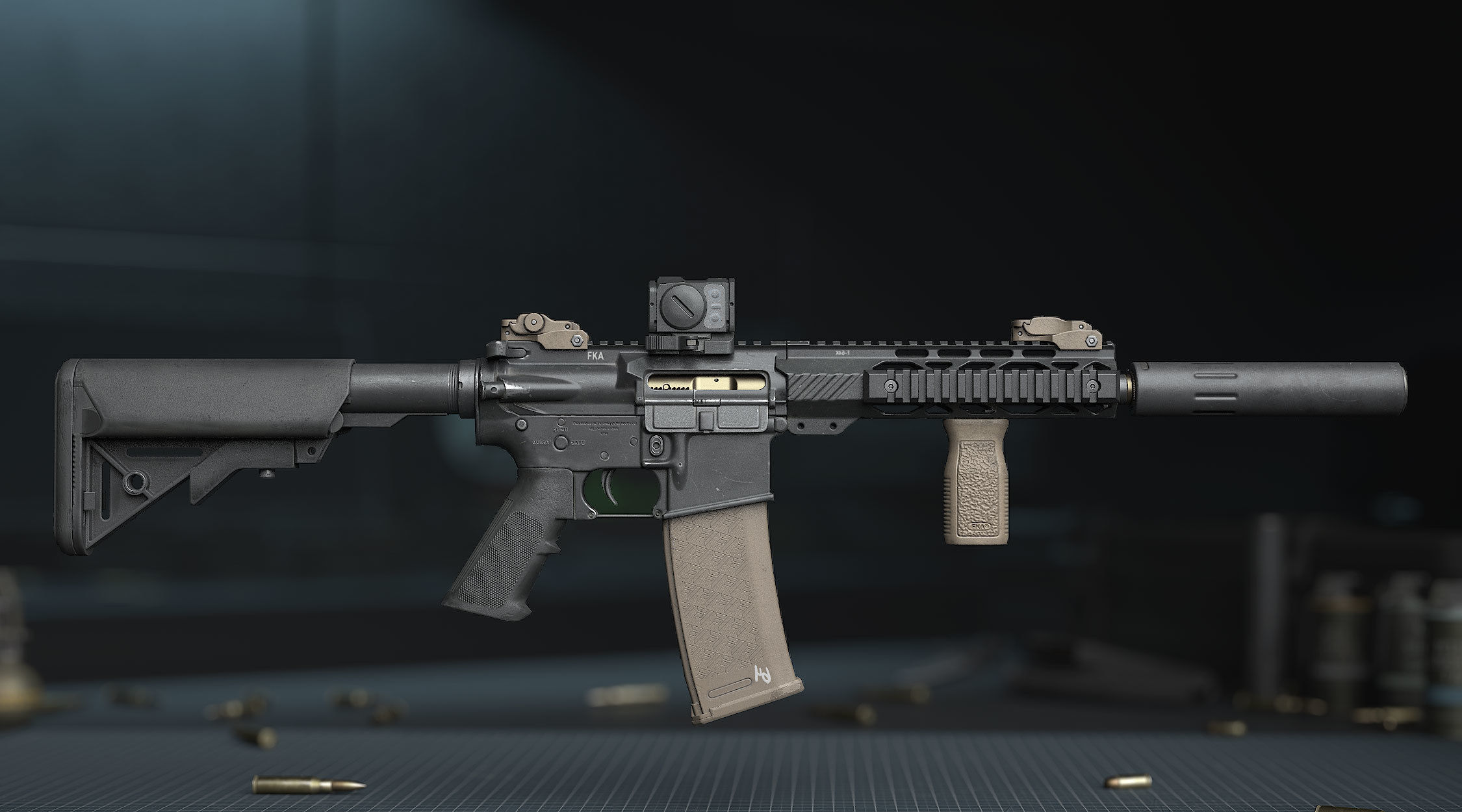3D model AR15 HoloSight AimPoint VR / AR / low-poly | CGTrader