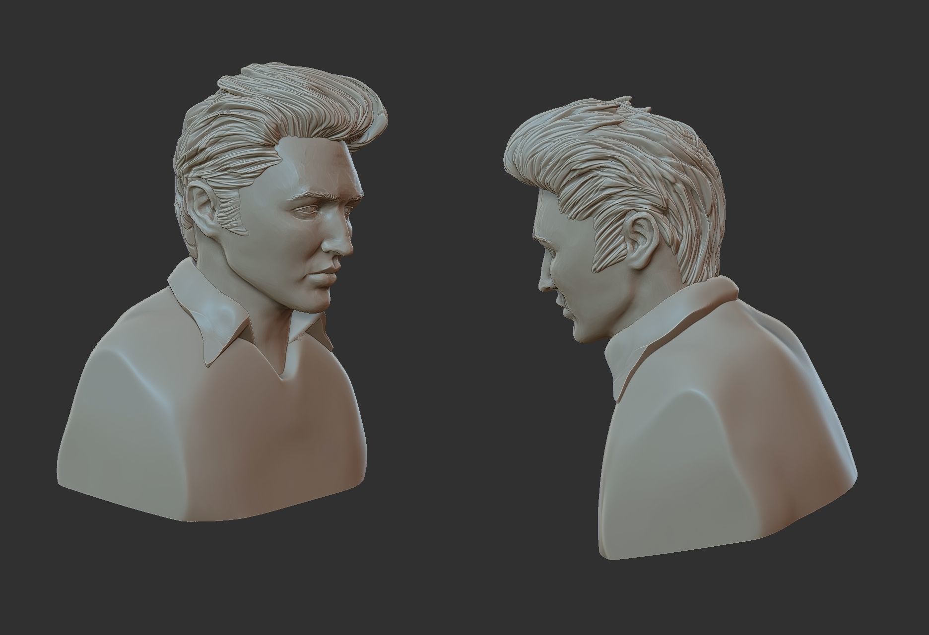 Elvis Presley 3D model 3D printable | CGTrader