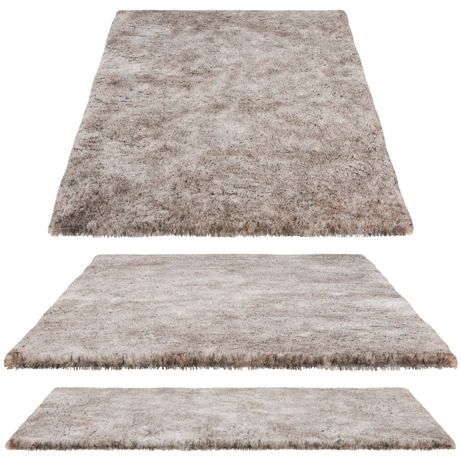 Carpets 12 Safavieh Atlantic Shag Rugs 3D model | CGTrader