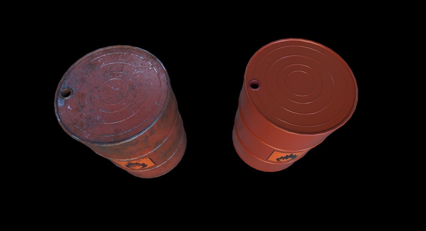 3D model Explosive Barrel VR / AR / low-poly | CGTrader