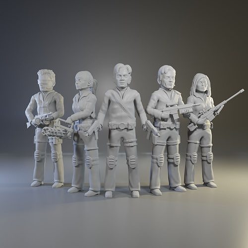 Team America part 2 3D model 3D printable | CGTrader