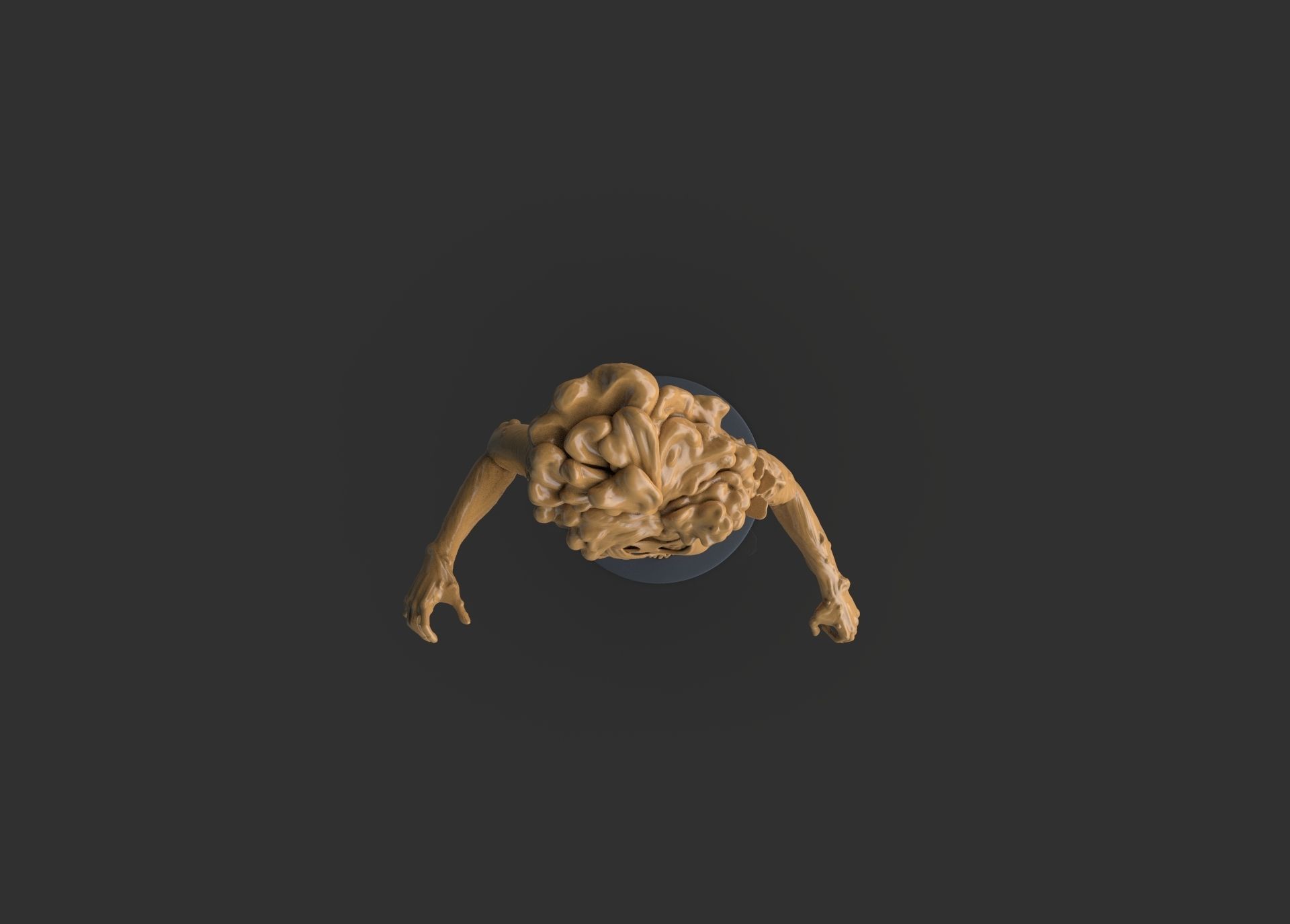 Female Clicker Sculpture 3D model 3D printable | CGTrader