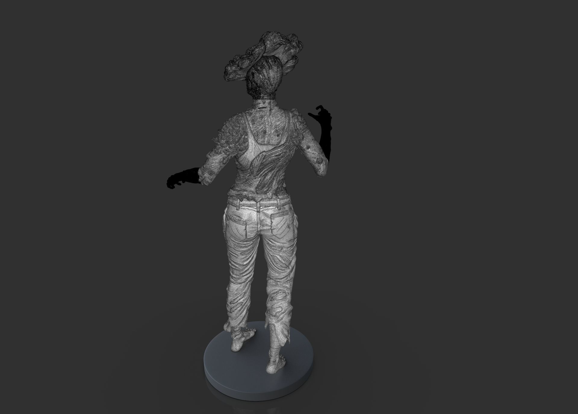 Female Clicker Sculpture 3D model 3D printable | CGTrader