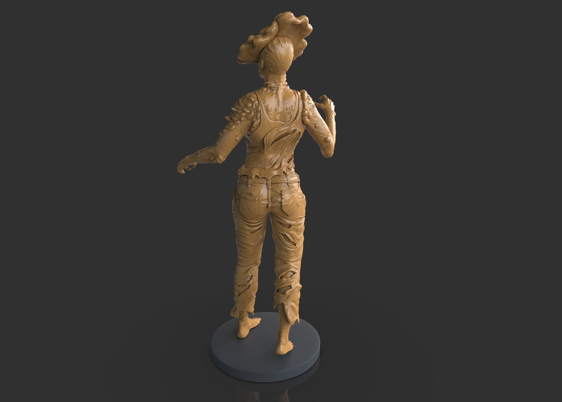 Female Clicker Sculpture 3D model 3D printable | CGTrader