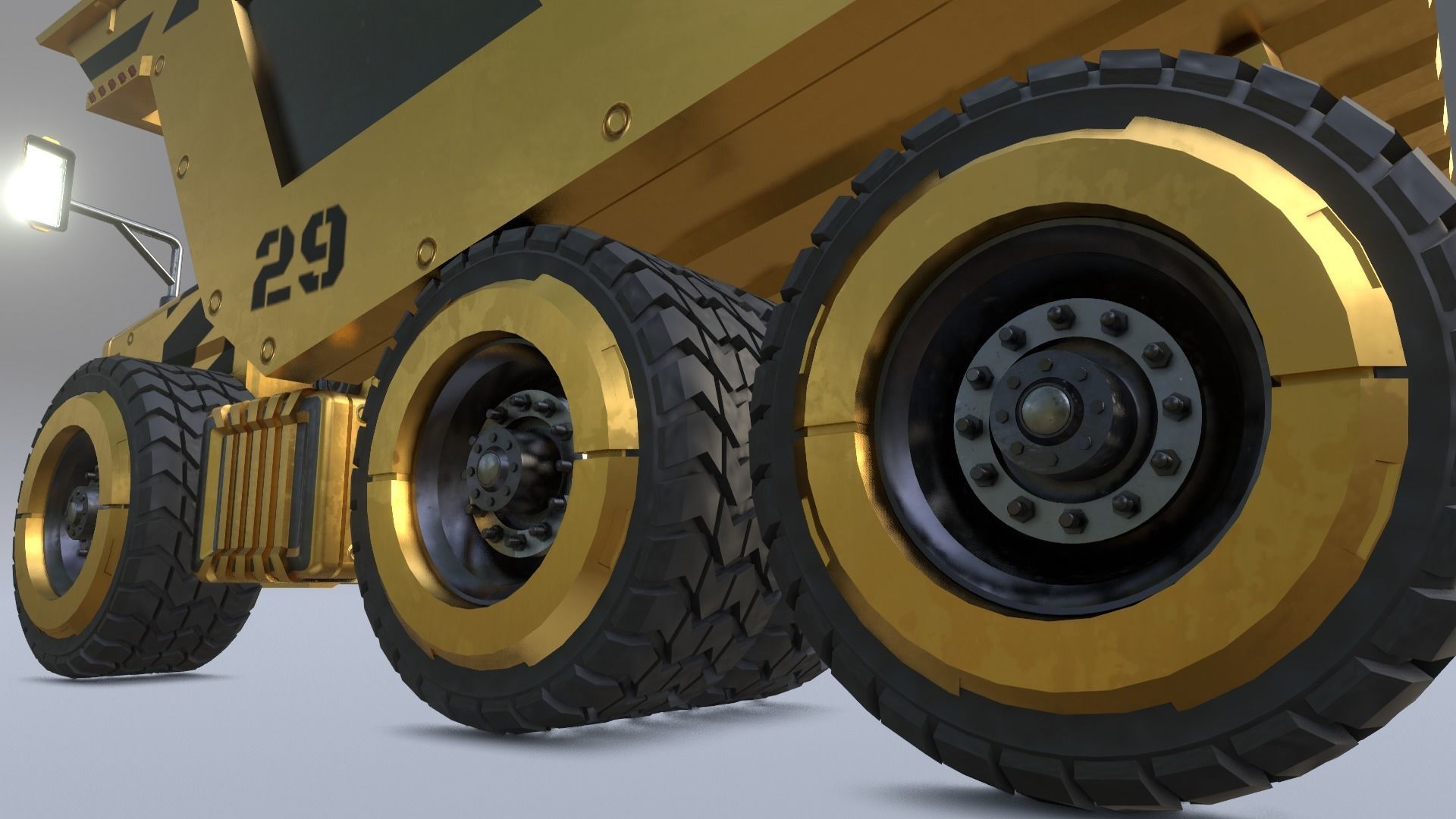 3D model Concept Haul Truck VR / AR / low-poly | CGTrader