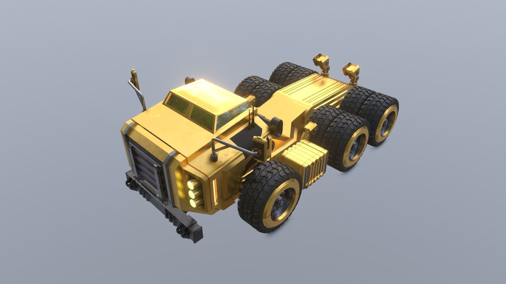 3D model Concept Haul Truck VR / AR / low-poly | CGTrader