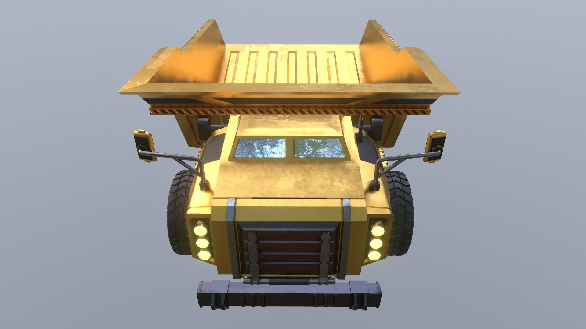 3D model Concept Haul Truck VR / AR / low-poly | CGTrader