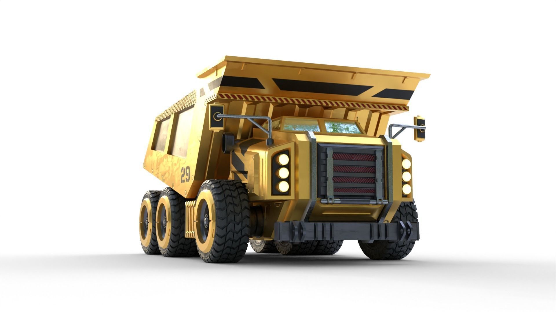 3D model Concept Haul Truck VR / AR / low-poly | CGTrader