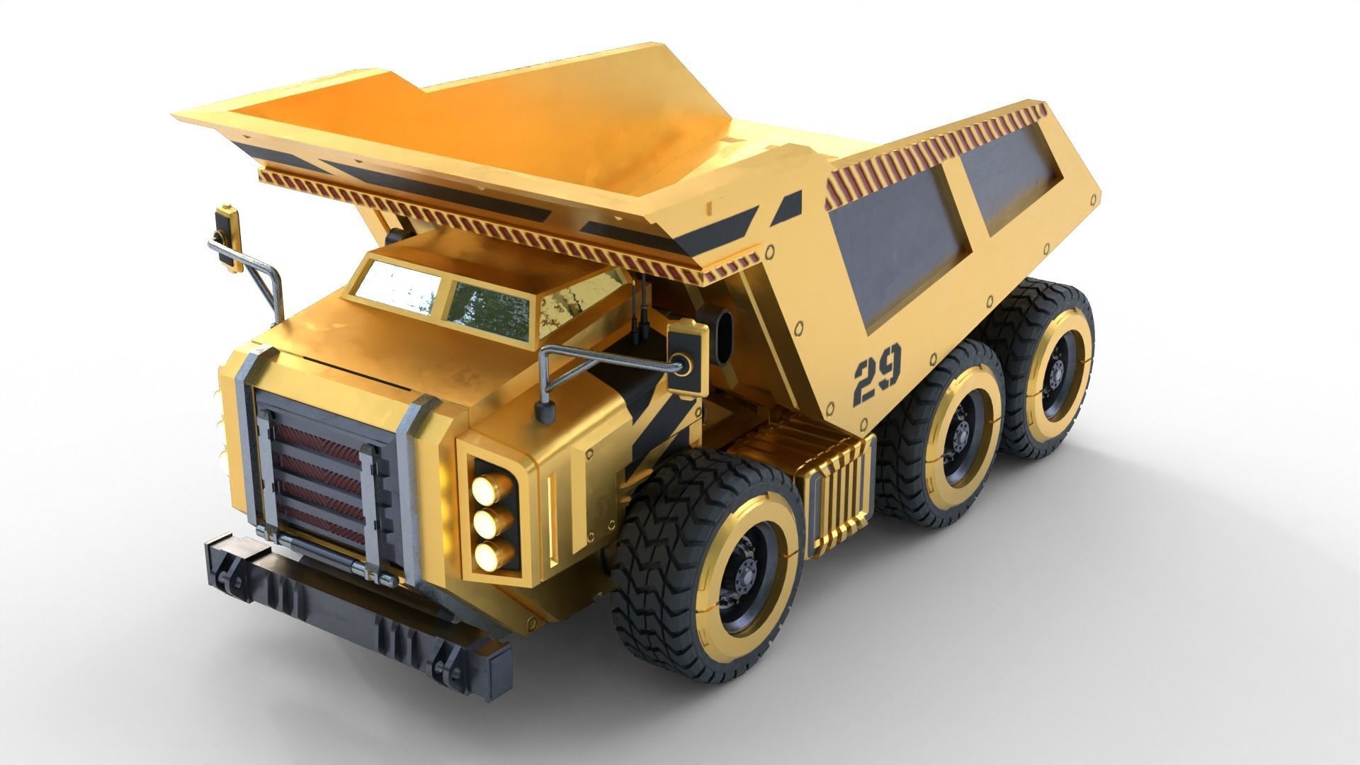 3D model Concept Haul Truck VR / AR / low-poly | CGTrader