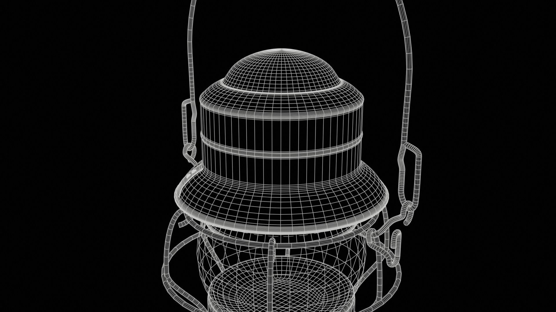 3D model Antique Train Lantern VR / AR / low-poly | CGTrader