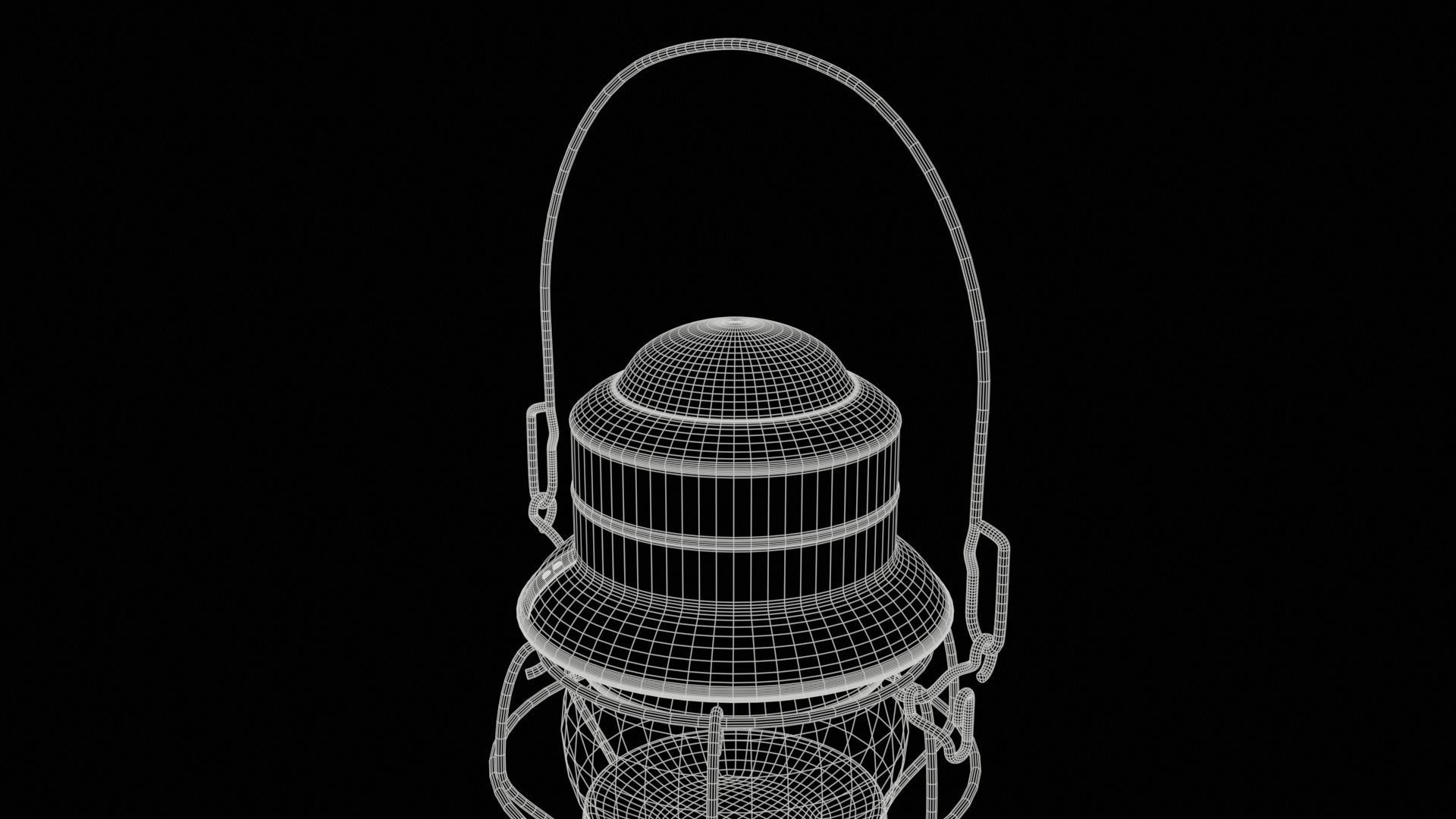 3D model Antique Train Lantern VR / AR / low-poly | CGTrader