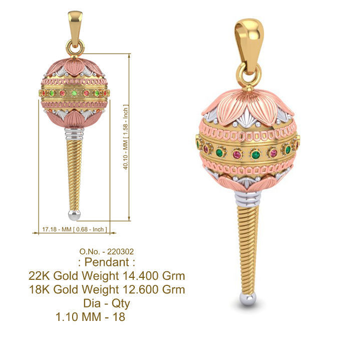 Hanumanji Gada - Weapon 3D model 3D printable | CGTrader