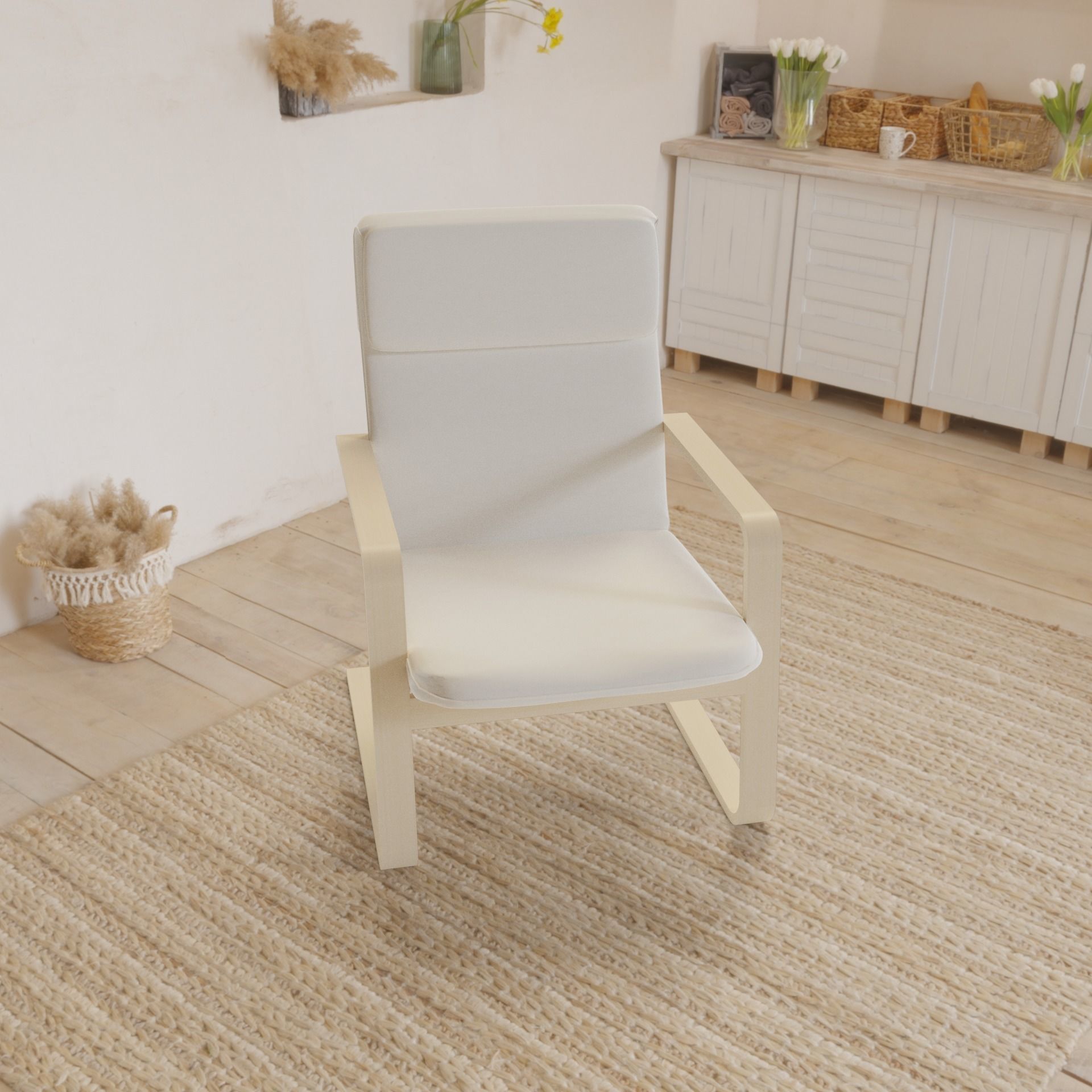 Arm Chair IKEA PELLO 3D model | CGTrader