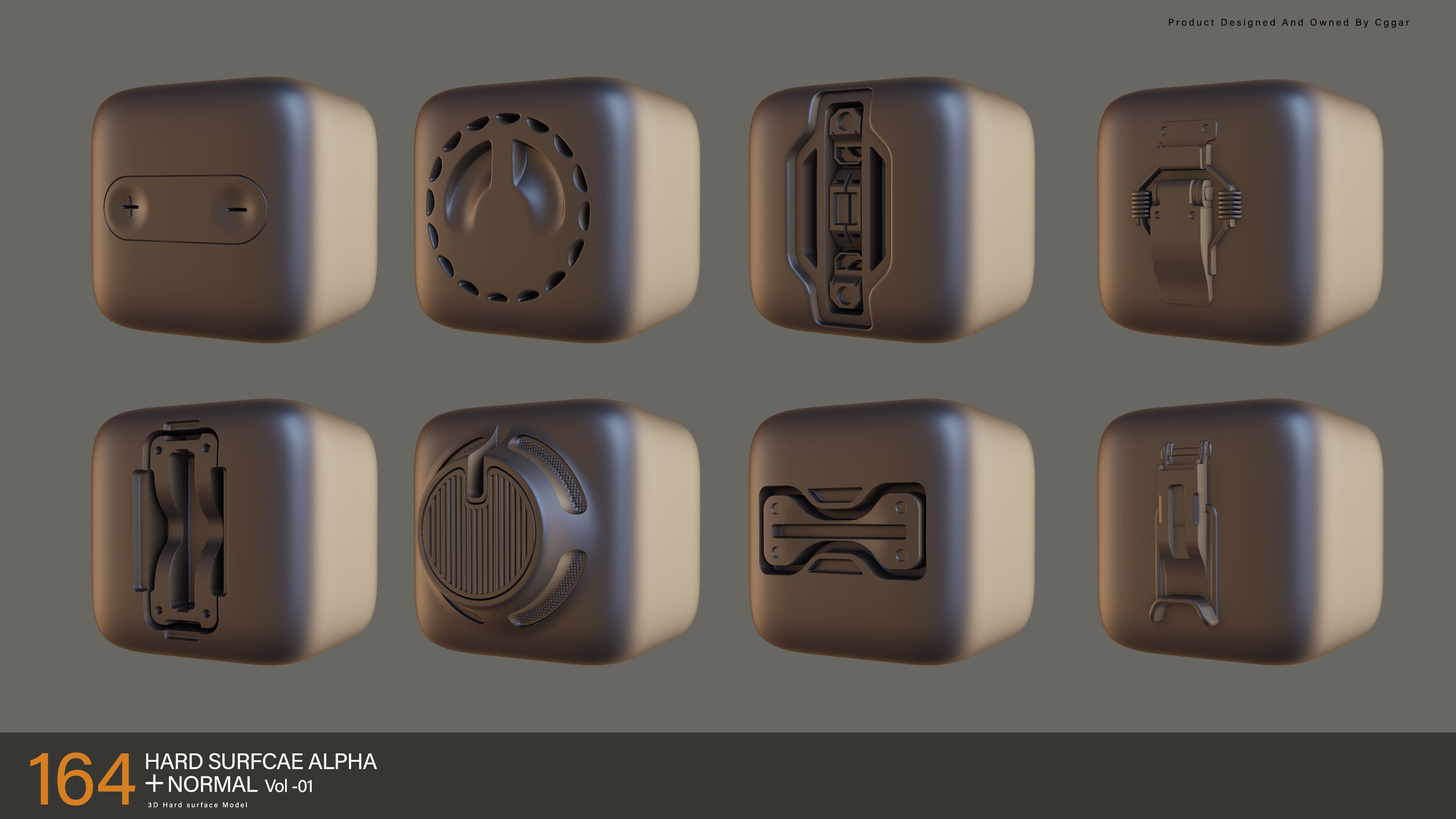 Hard-Surface Alphas Vol 01 Texture | CGTrader