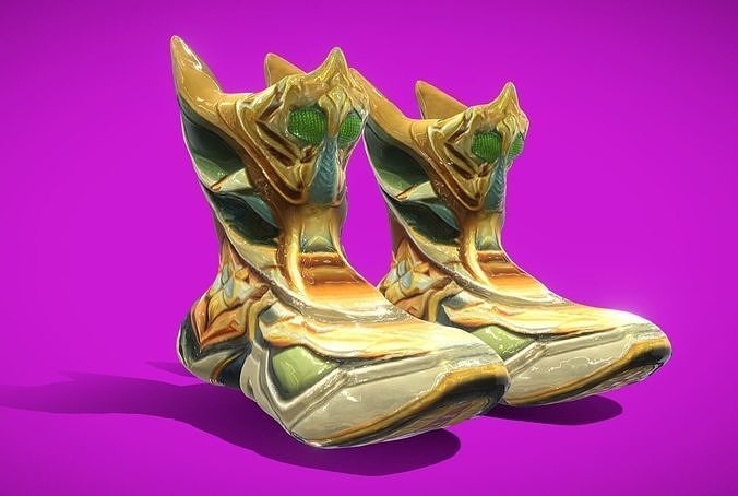 3D model Cosmic boots VR / AR / low-poly | CGTrader