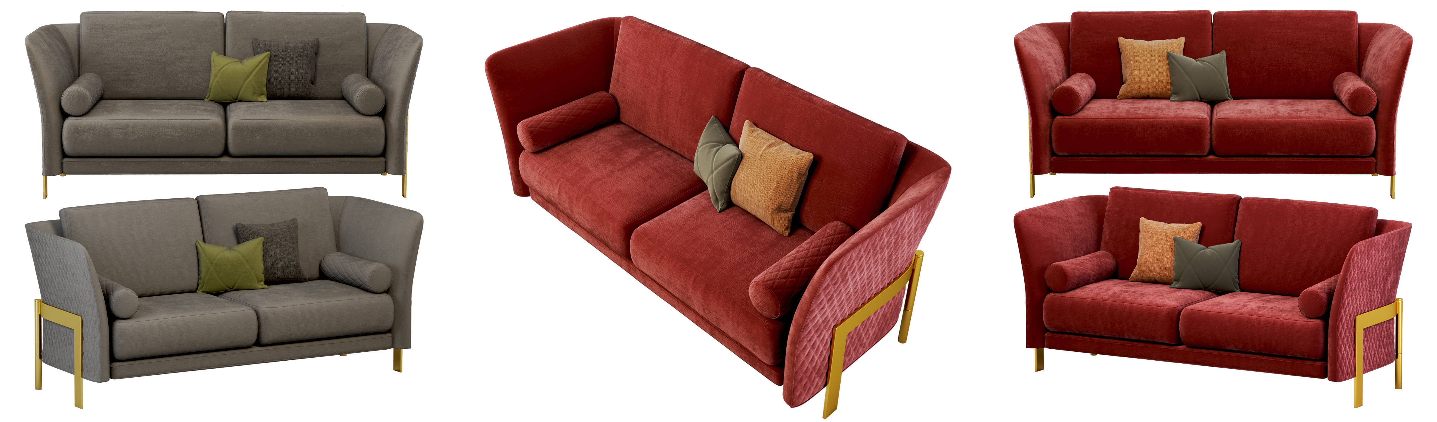 Cosmo sofa 3D model | CGTrader