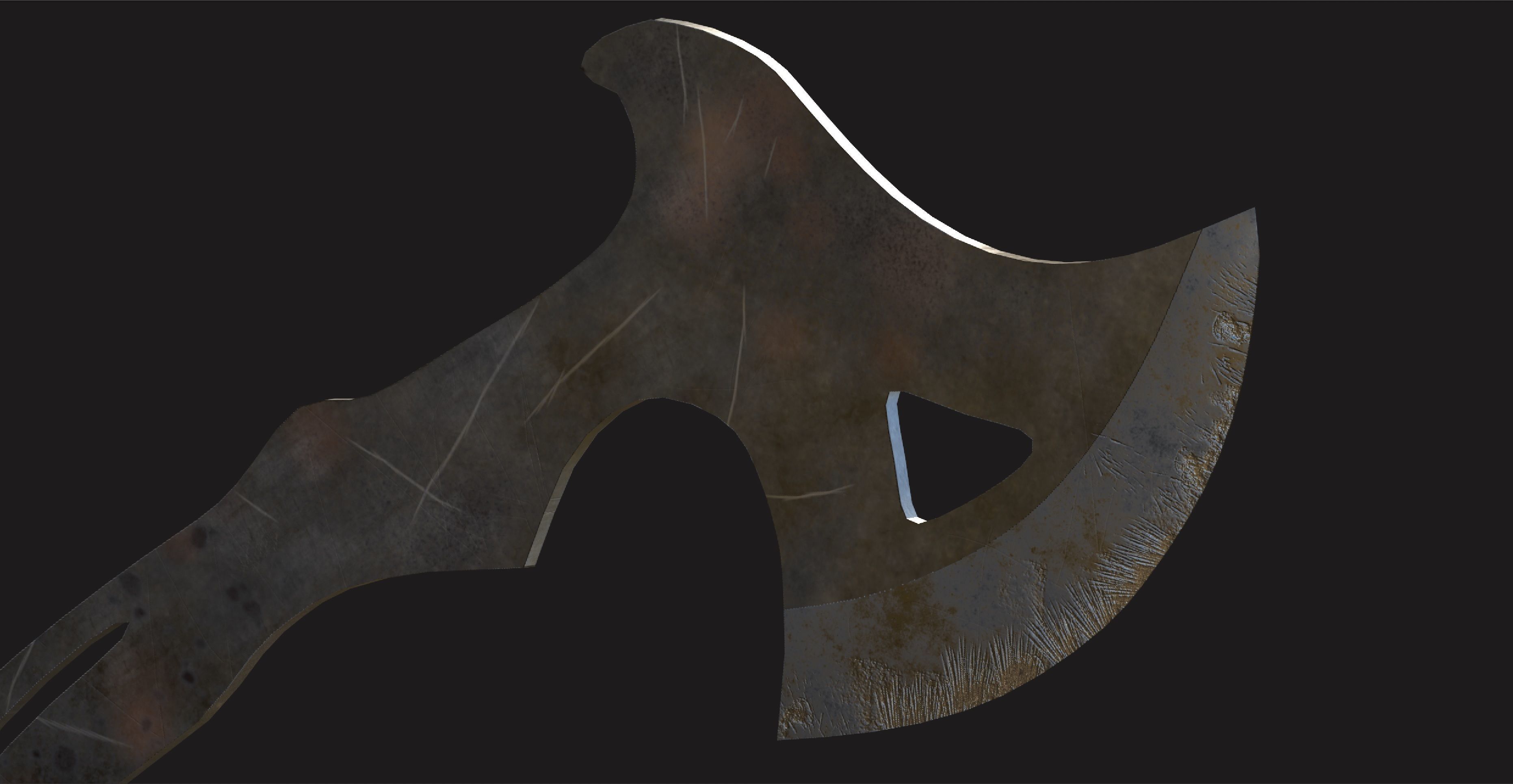 Tactical Throwing Axe free VR / AR / low-poly 3D model | CGTrader