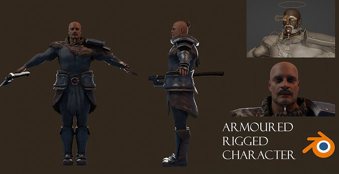 3D model Realistic Male Full body character VR / AR / low-poly | CGTrader