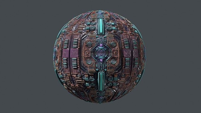 Cyberpunk Seamless PBR Texture 03 Texture | CGTrader