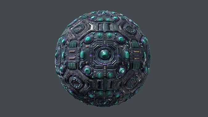 Cyberpunk Seamless PBR Texture 09 Texture | CGTrader