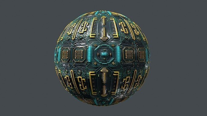 Cyberpunk Seamless PBR Texture 13 Texture | CGTrader