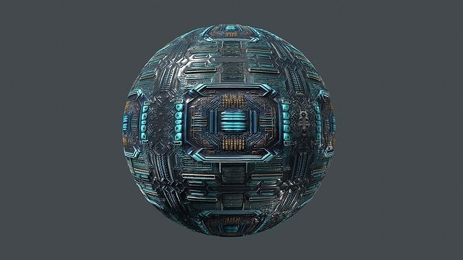 Cyberpunk Seamless PBR Texture 17 Texture | CGTrader