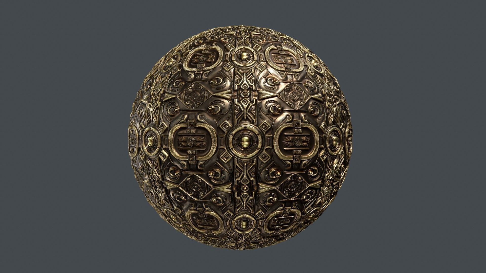 Steampunk Seamless PBR Texture 07 Texture | CGTrader