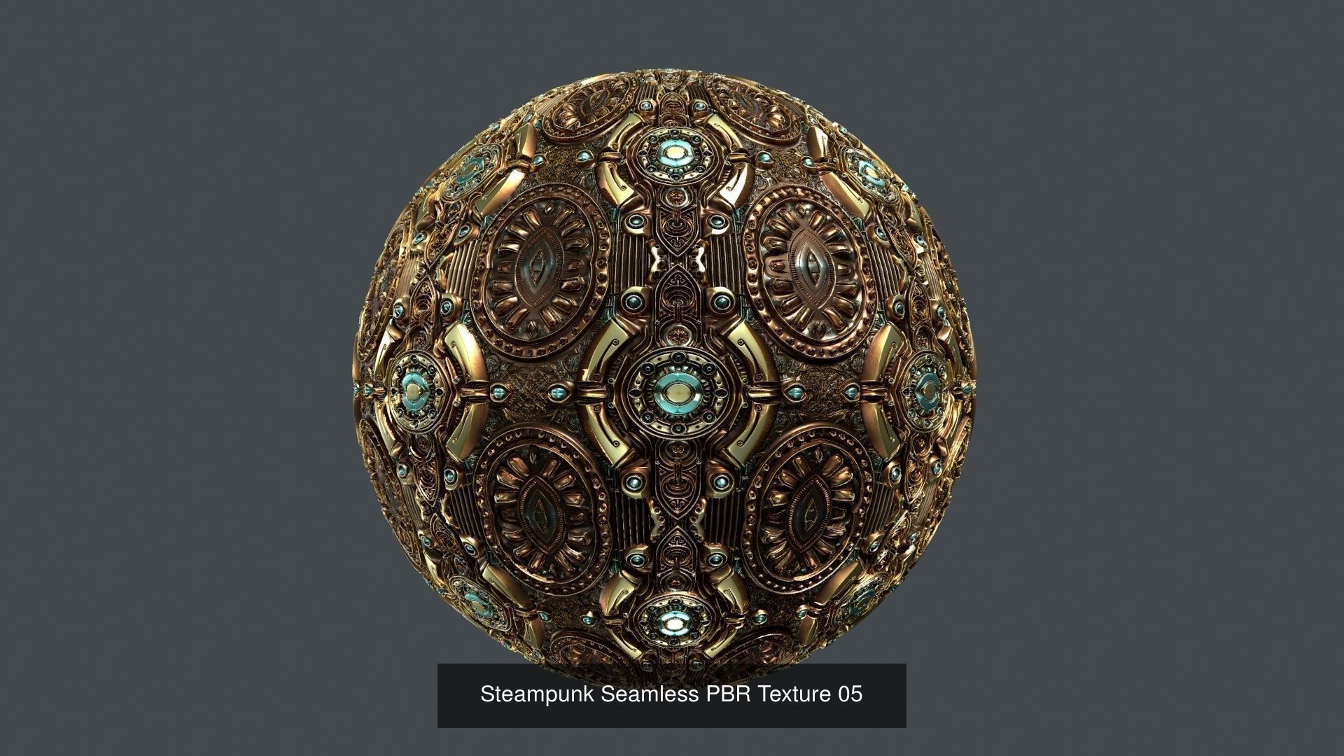 15 Steampunk Seamless PBR Textures 3D Model Collection | CGTrader