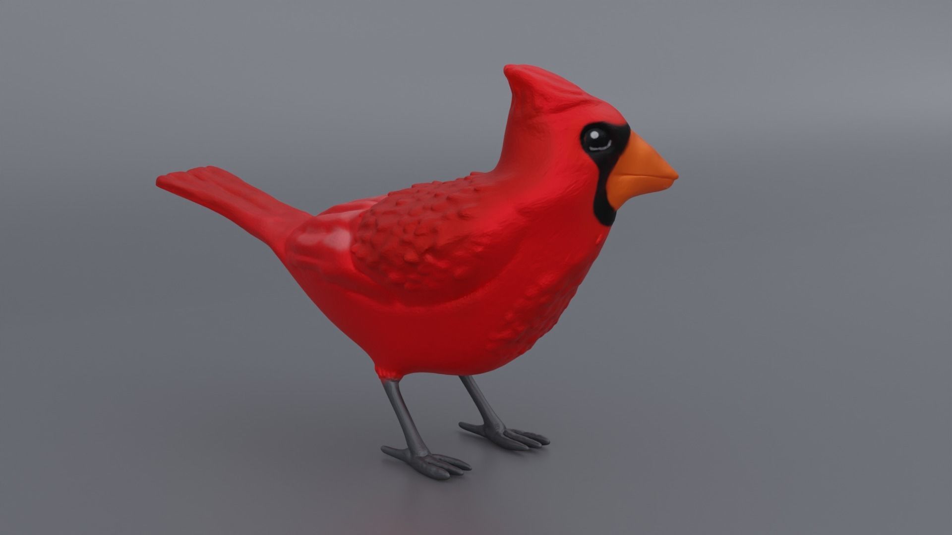 Cardinal bird 3D model 3D printable | CGTrader