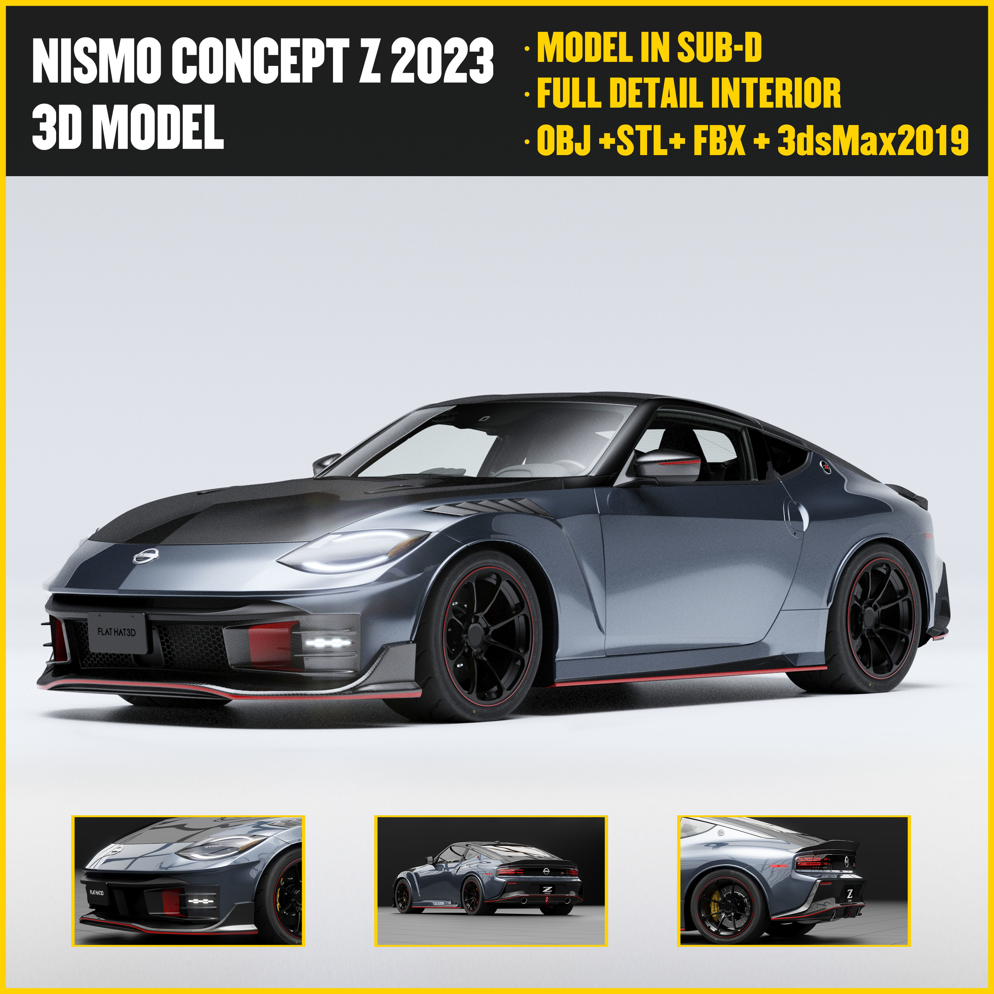 3D model Nismo Concept Z 2023 VR / AR / low-poly | CGTrader
