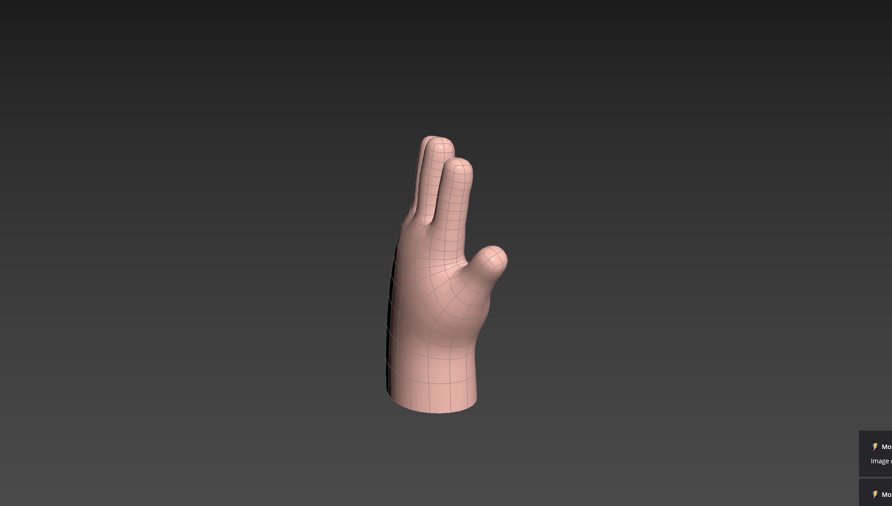 3D model Prop211 Cartoon Hand VR / AR / low-poly | CGTrader