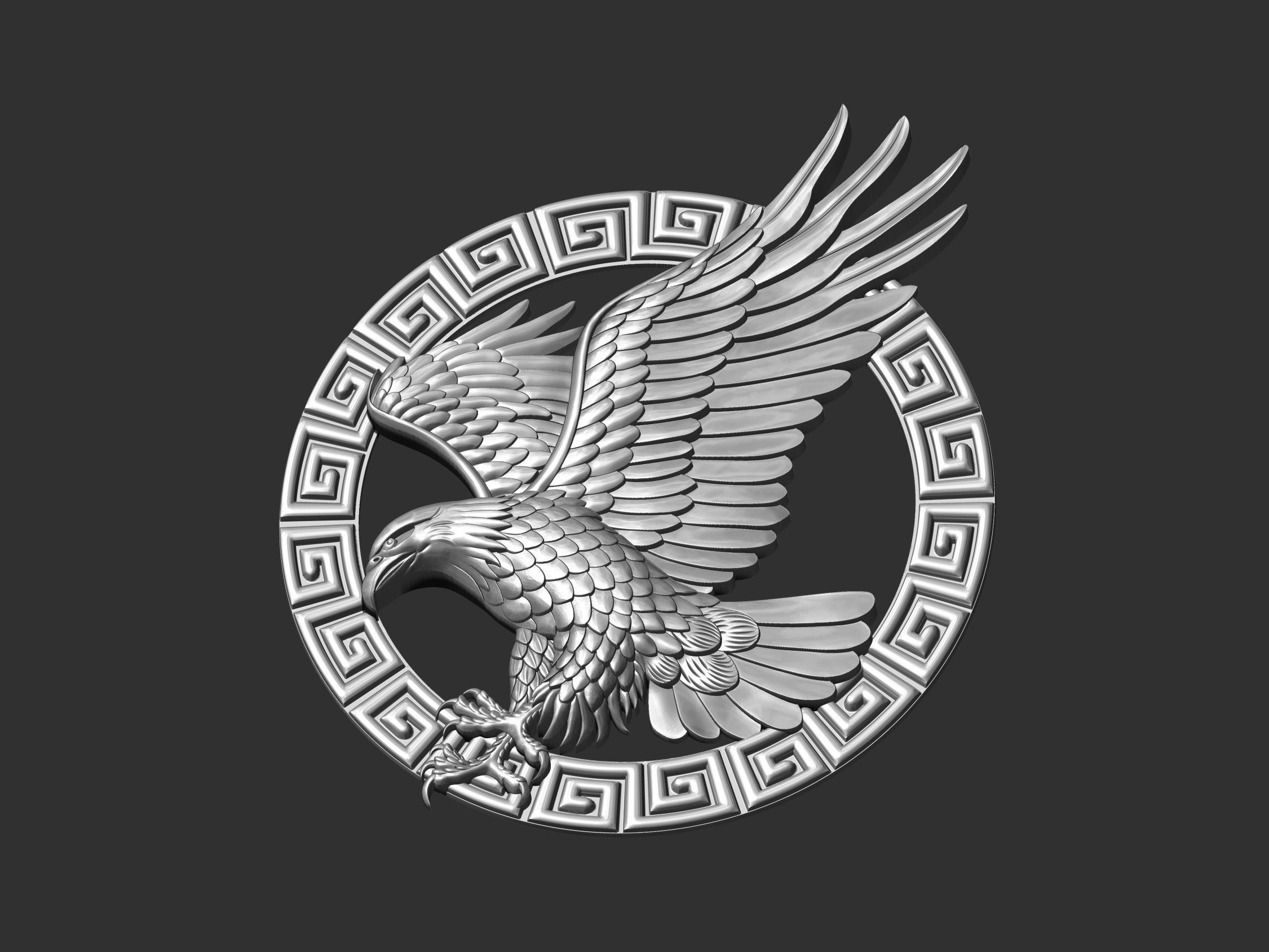 eagle greek 3D model 3D printable | CGTrader