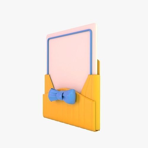 Envelope Card 3D model | CGTrader