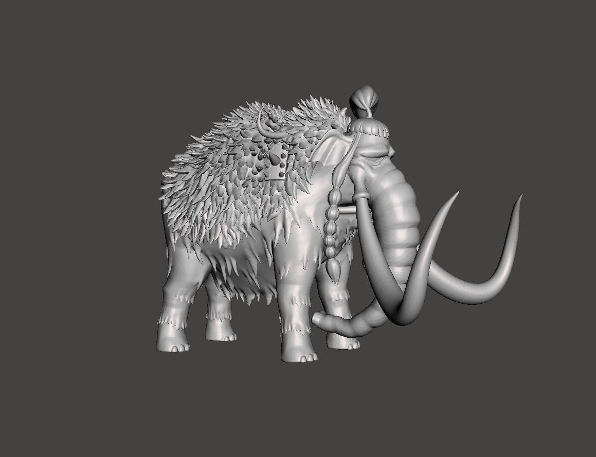 Jack the Drought Mammoth form 3D Model 3D model 3D printable | CGTrader